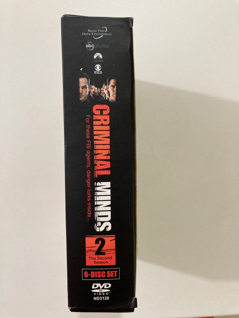 Criminal Minds Season 2 DVD, Hobbies & Toys, Music & Media, CDs & DVDs ...