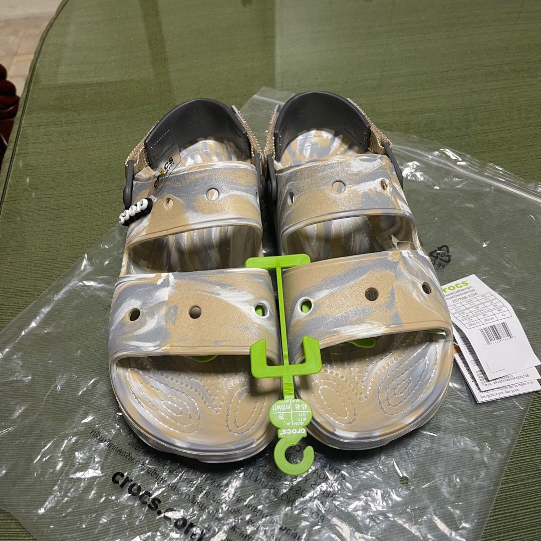 Crocs Marble Slides Sandals on Carousell