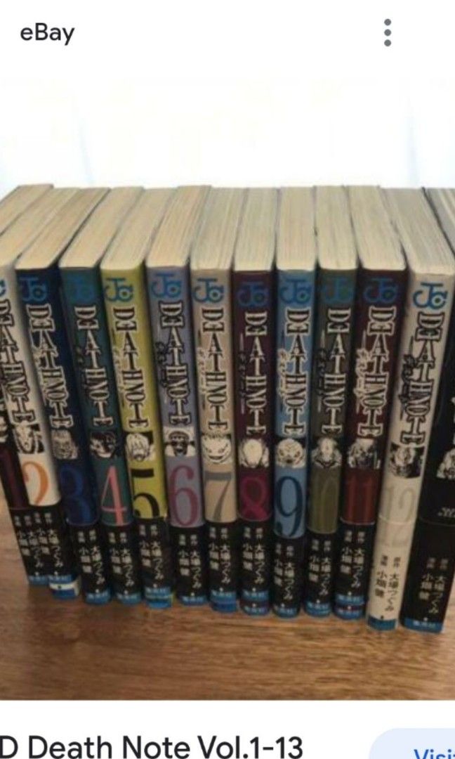 Death Note Manga full collection, Hobbies & Toys, Books & Magazines ...