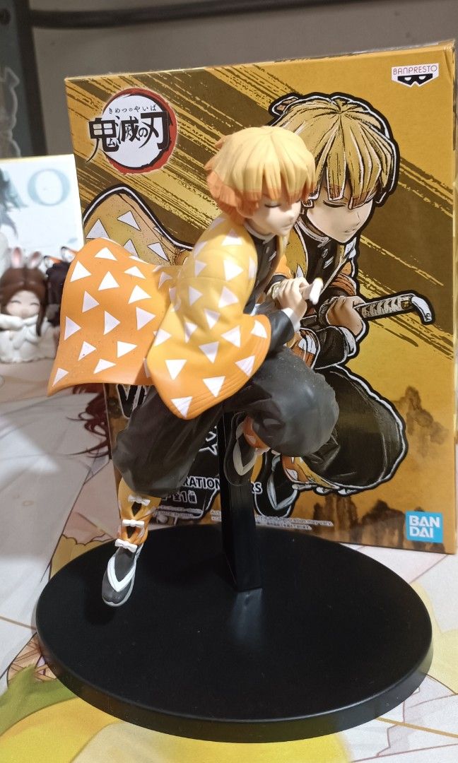 Demon Slayer Zenitsu Figurine Figure, Hobbies & Toys, Toys & Games on ...