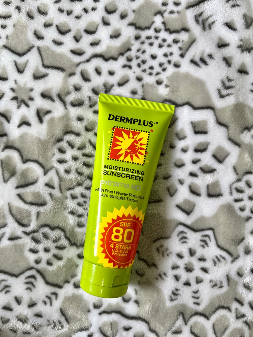 DermPlus Moisturizing Sunscreen (SPF 80), Beauty & Personal Care, Bath ...