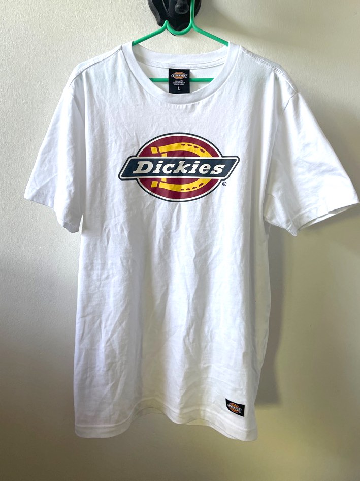Dickies white Tshirt, Men's Fashion, Tops & Sets, Tshirts & Polo Shirts ...