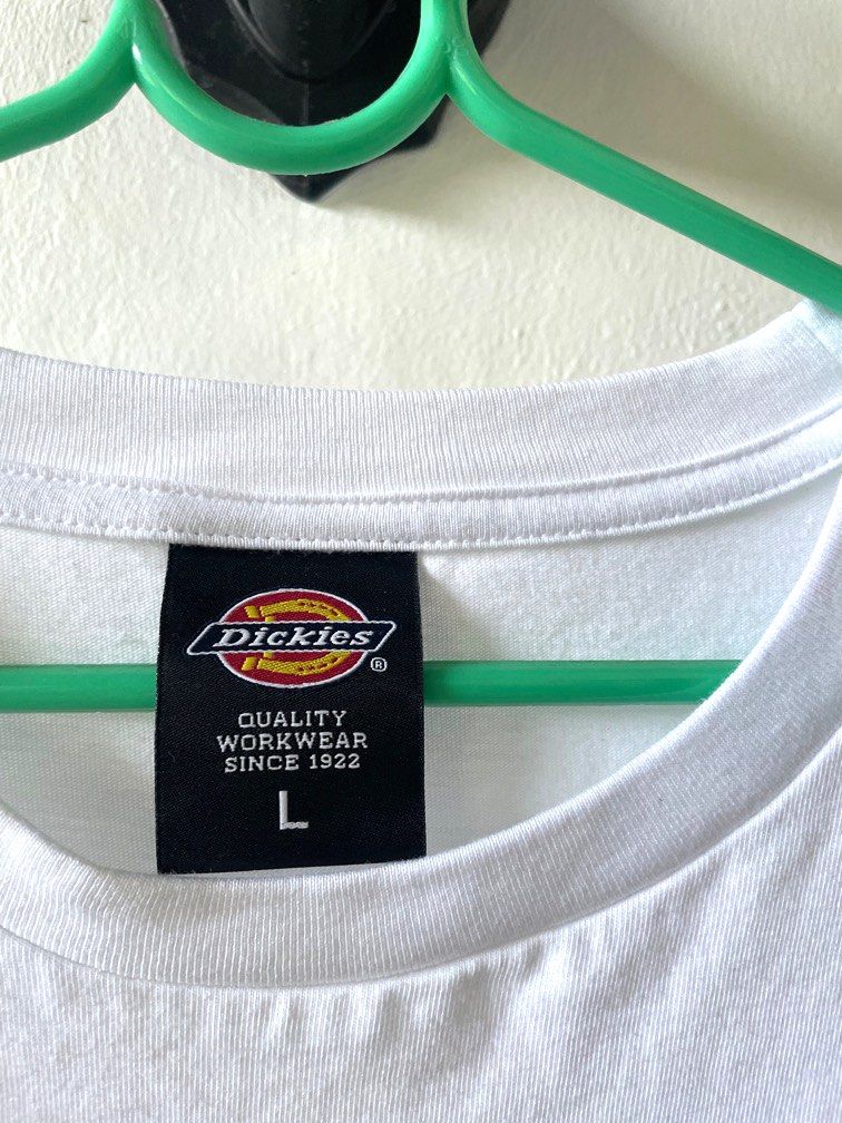 Dickies white Tshirt, Men's Fashion, Tops & Sets, Tshirts & Polo Shirts on Carousell