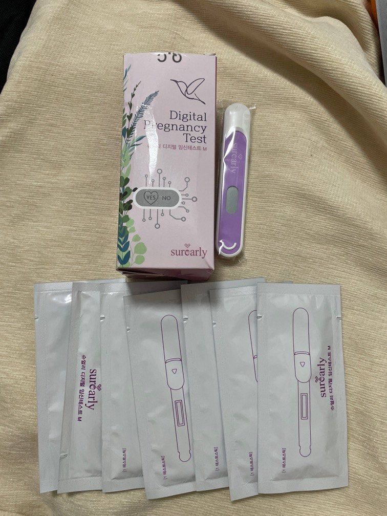 Digital pregnancy test kit, Health & Nutrition, Medical Supplies ...