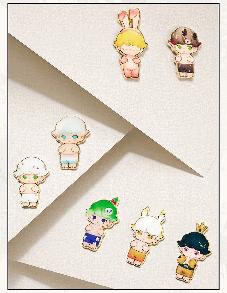 DIMOO retro series badge POPMART / FULL SET / ABLE TO CHOOSE DESIGN ...