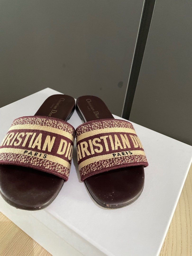 Dior classic slipper, Luxury, Sneakers & Footwear on Carousell