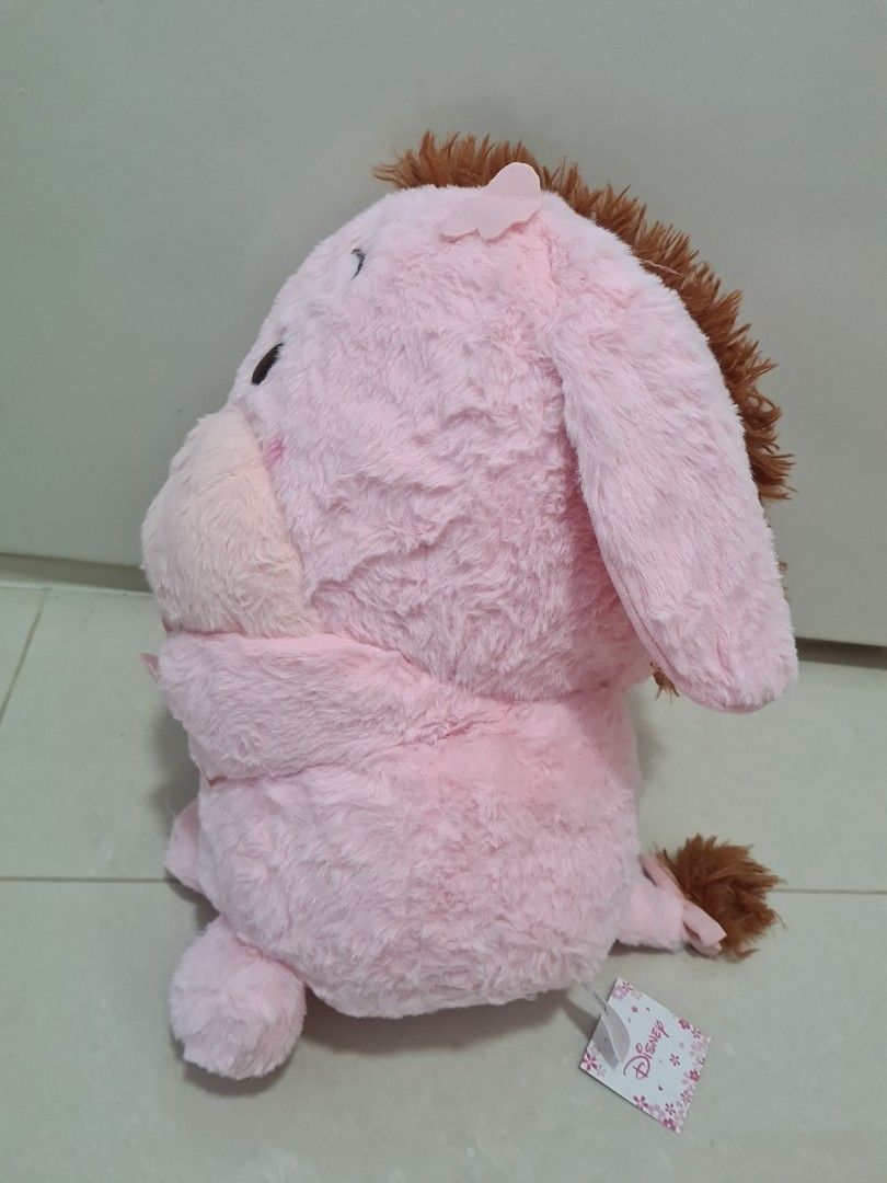 Disney Eeyore Piglet Authentic Brand New Plush Soft Toy CPCM Pink ...