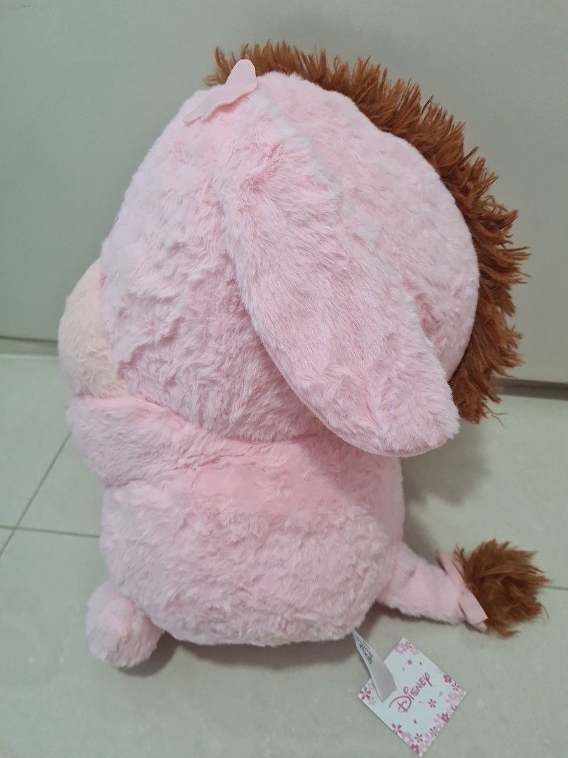 Disney Eeyore Piglet Authentic Brand New Plush Soft Toy CPCM Pink ...