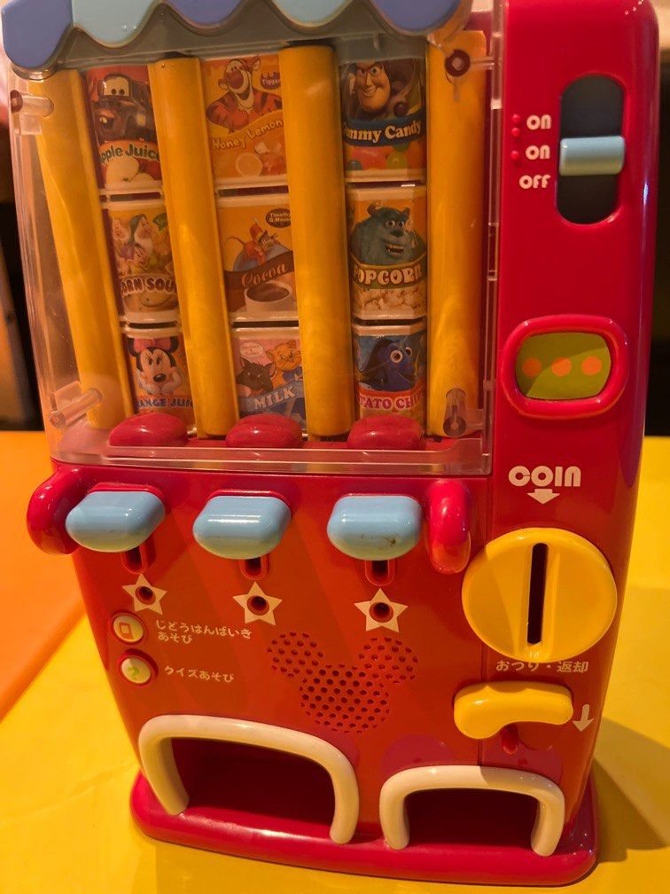 Disney Tomy Vending Machine Toy, Hobbies & Toys, Toys & Games on Carousell