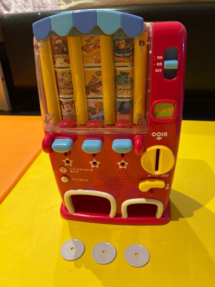 Disney Tomy Vending Machine Toy, Hobbies & Toys, Toys & Games on Carousell