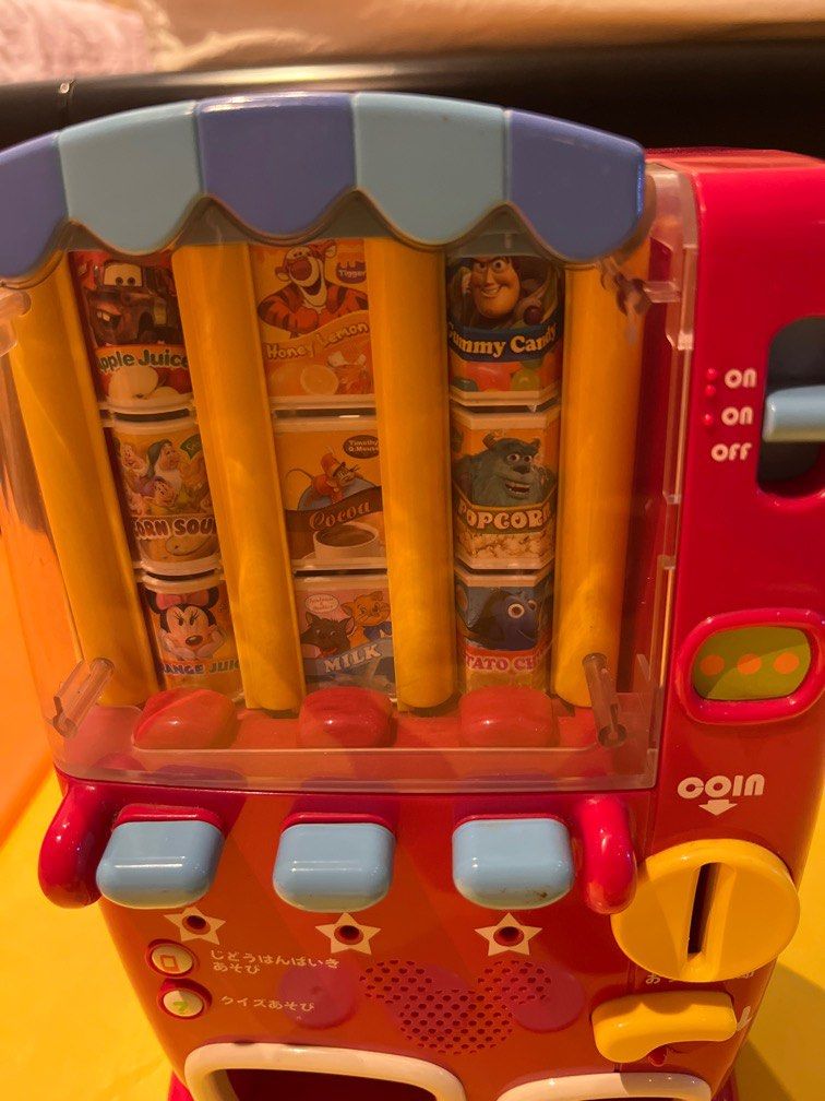 Disney Tomy Vending Machine Toy, Hobbies & Toys, Toys & Games on Carousell