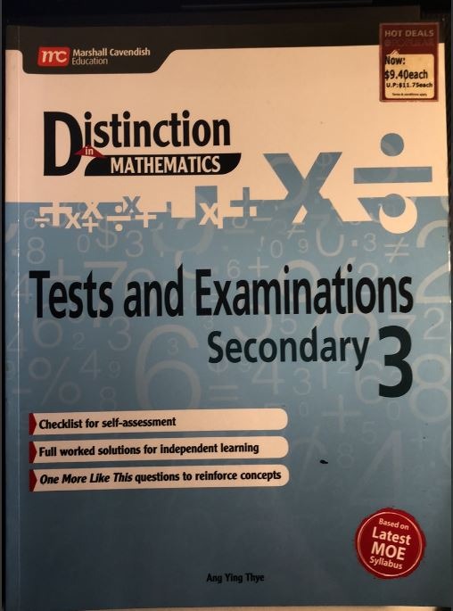 Distinction in Mathematics Tests and Examinations Secondary 3, Hobbies ...