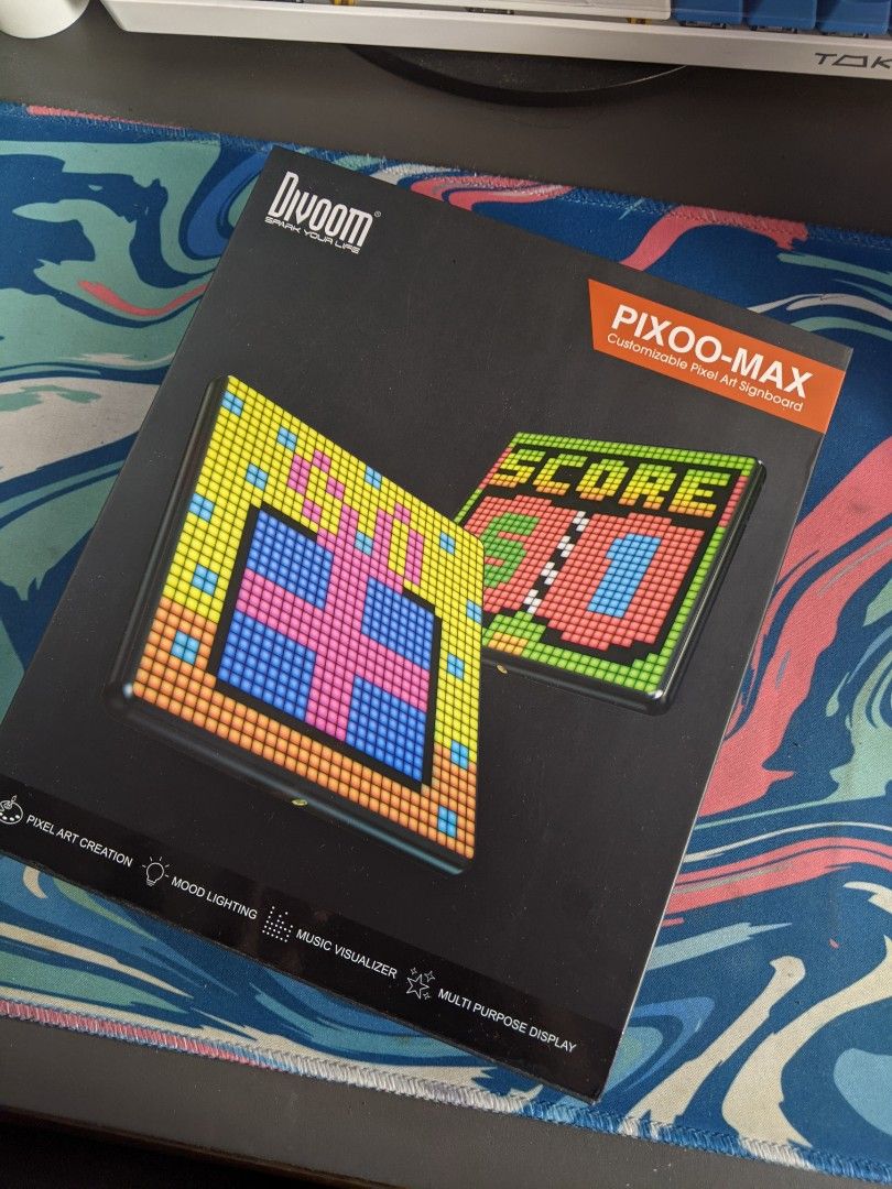 Divoom Pixoo Max Pixel Art Signboard, Computers & Tech, Parts ...