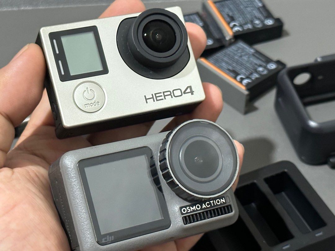 DJI Osmo Action X GoPro Hero 4 Silver, Photography, Video Cameras on ...