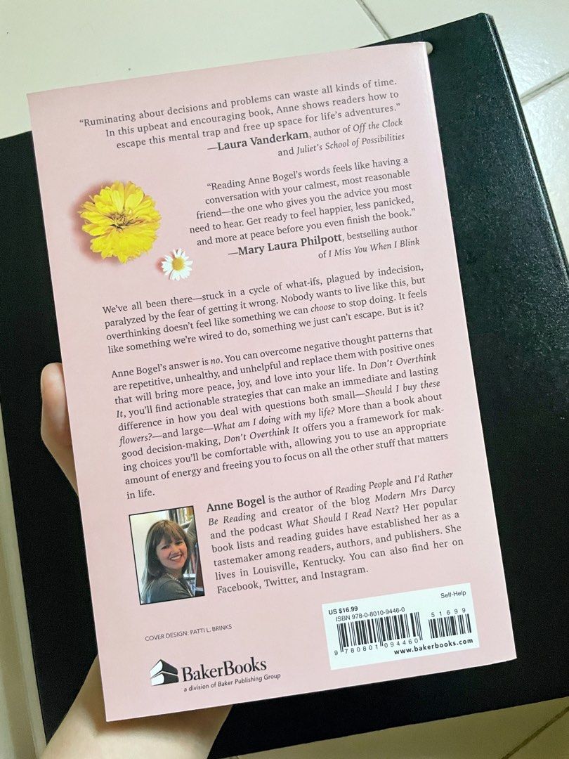 Don’t Overthink It Book, Hobbies & Toys, Books & Magazines, Fiction & Non-Fiction on Carousell