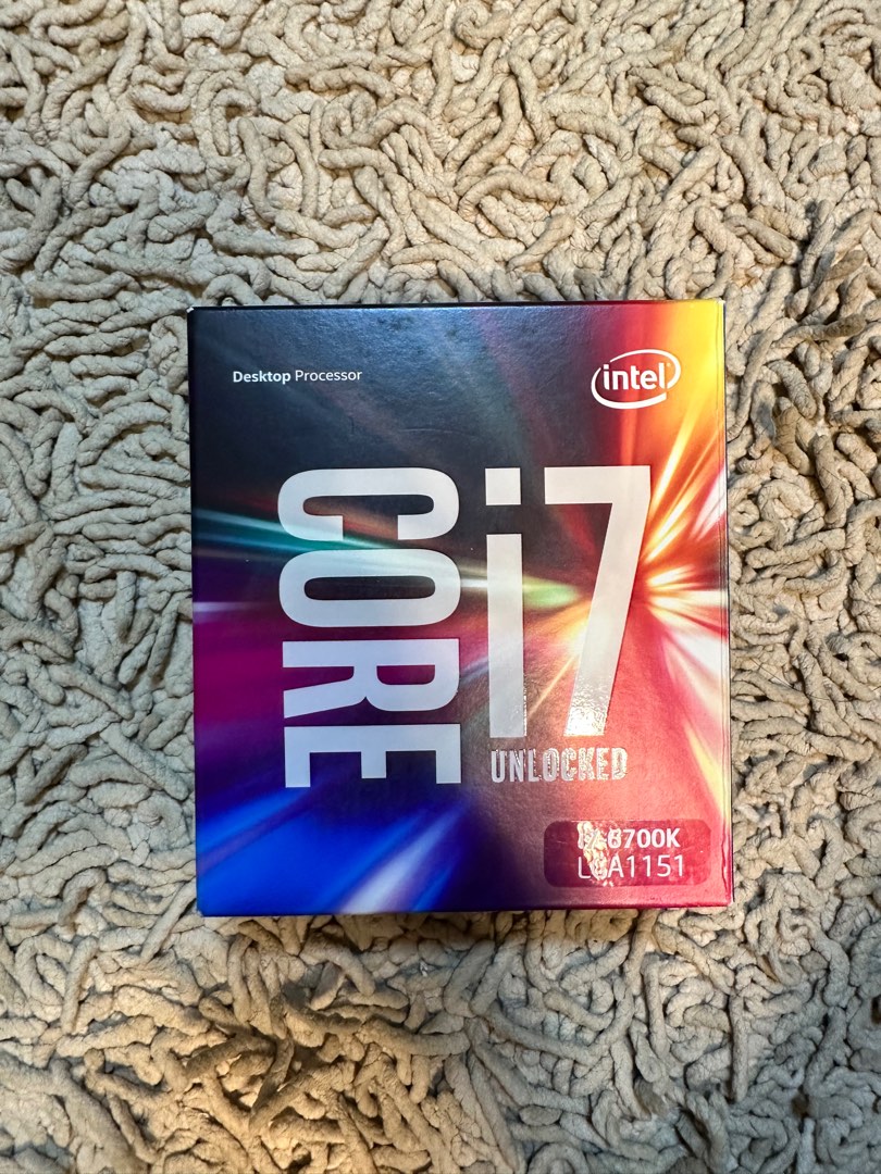 Empty Box for Intel Core i7-6700K LGA1151, Computers & Tech, Parts ...