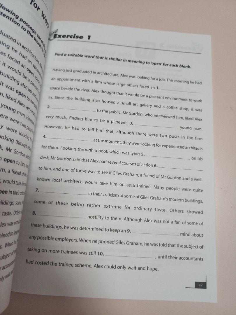 English vocabulary building workbook volume 1, Hobbies & Toys, Books ...