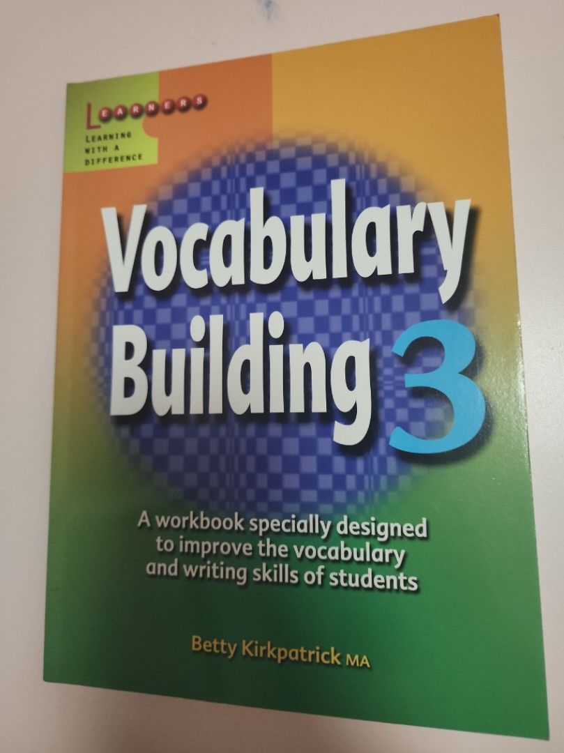 English vocabulary building workbook volume 3, Hobbies & Toys, Books ...
