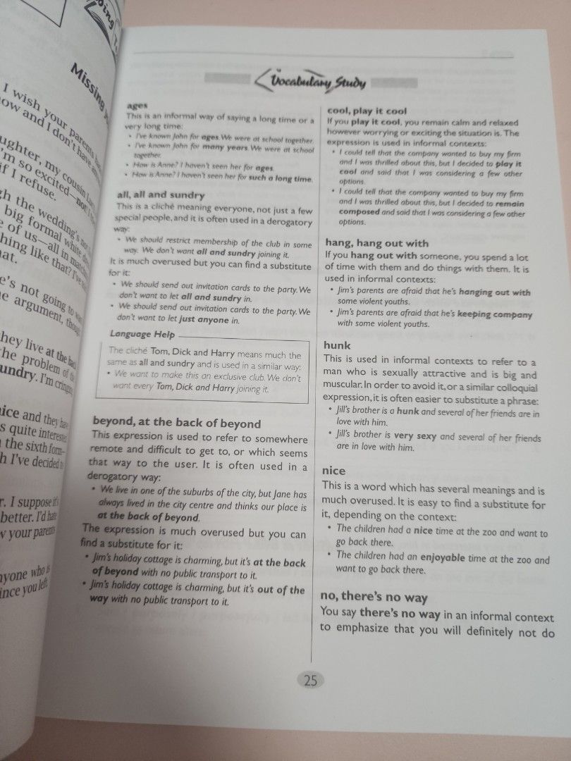 English vocabulary building workbook volume 3, Hobbies & Toys, Books ...