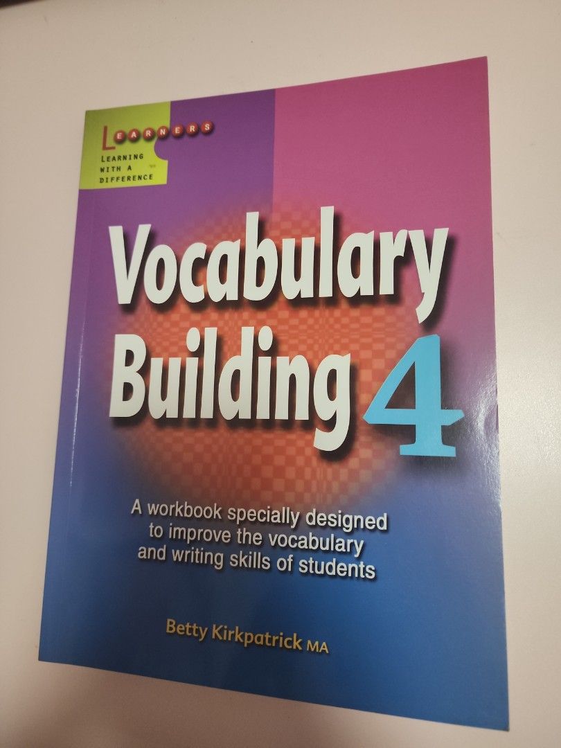 English vocabulary building workbook volume 4, Hobbies & Toys, Books ...