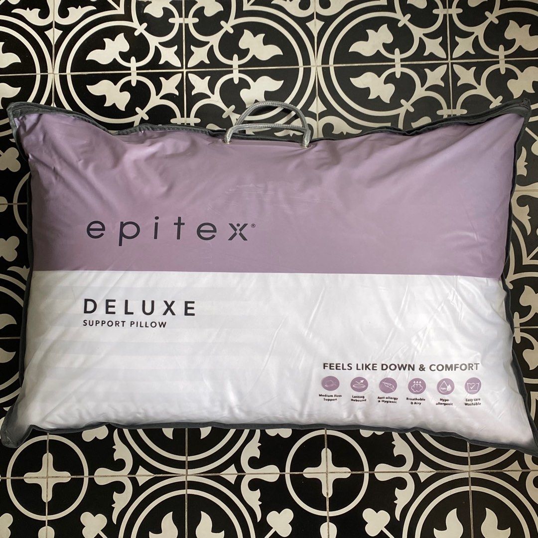 Epitex Deluxe Support Pillow, Furniture & Home Living, Bedding & Towels ...