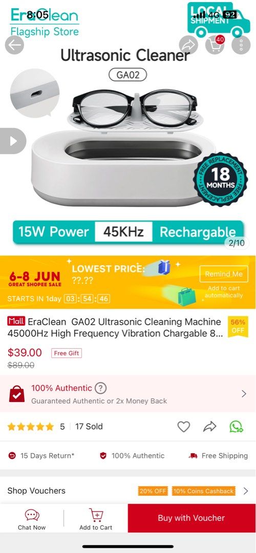 Era Clean USB, Mobile Phones & Gadgets, Other Gadgets on Carousell