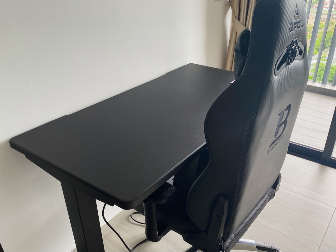 EverDesk Lite Standing Table (Onyx Black), Furniture & Home Living ...