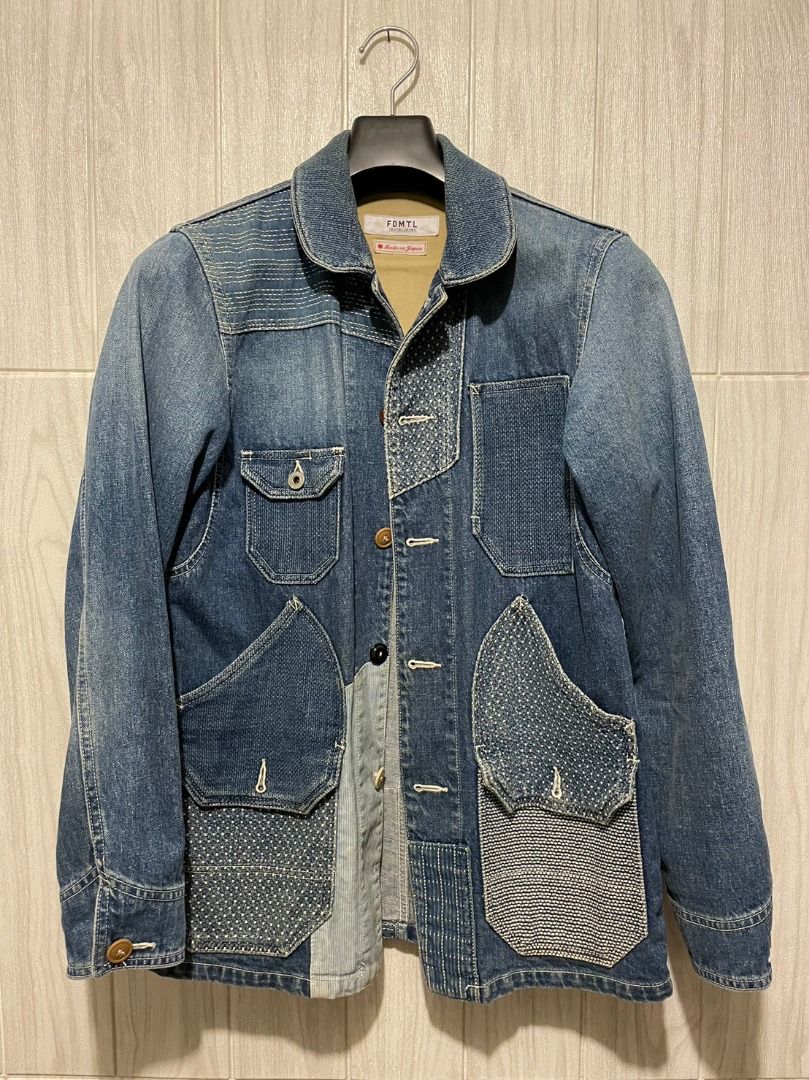 FDMTL PATCHWORK COVERALL RINSE 2/3 YEAR WASH 中藍 尺寸1 日本製, 他的時尚, 外套、夾克、大衣在旋轉拍賣