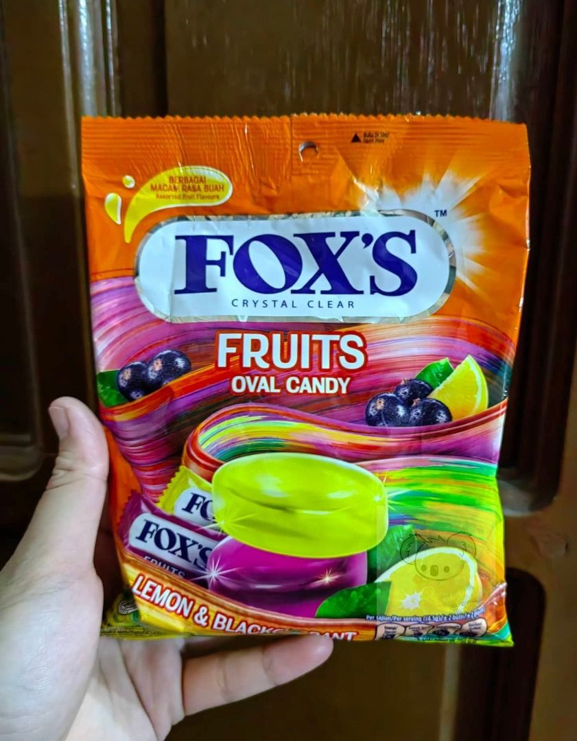 Fox's Crystal Clear Fruits Oval Candy on Carousell