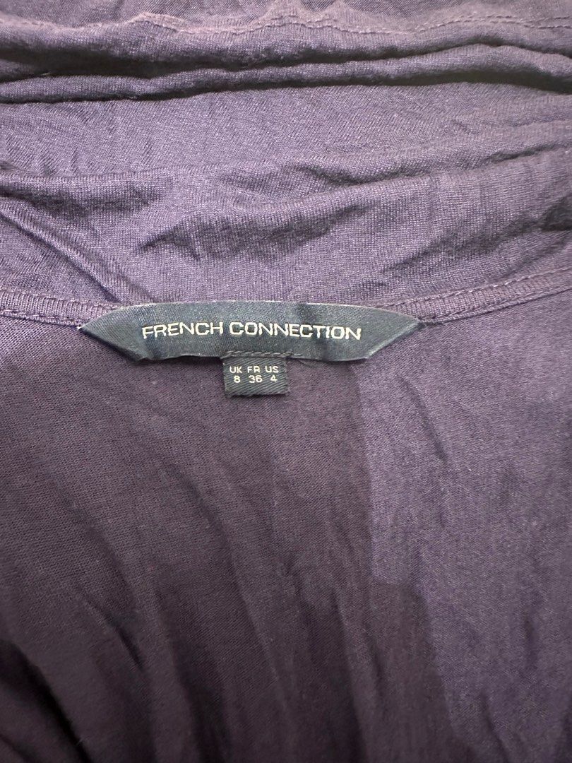 Frech Connection Dark Purple Dress, Women's Fashion, Dresses & Sets ...