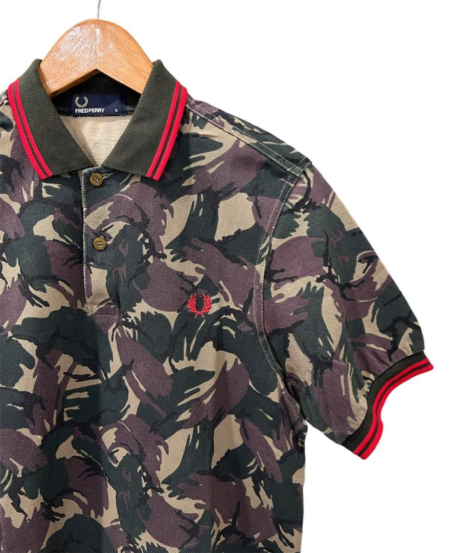 FRED PERRY MARGATE CAMO, Men's Fashion, Tops & Sets, Tshirts & Polo ...