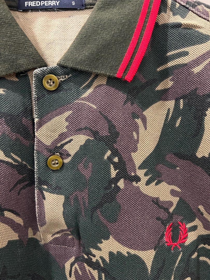 FRED PERRY MARGATE CAMO, Men's Fashion, Tops & Sets, Tshirts & Polo ...