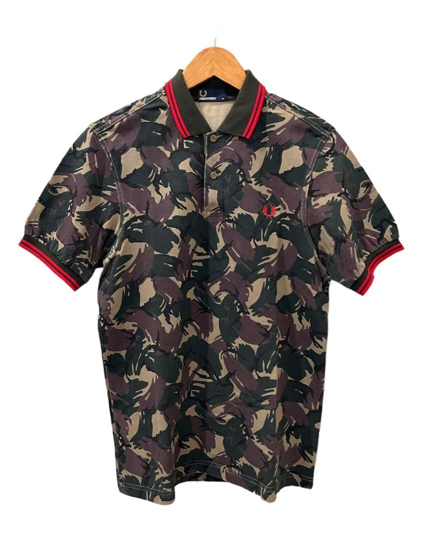 FRED PERRY MARGATE CAMO, Men's Fashion, Tops & Sets, Tshirts & Polo ...