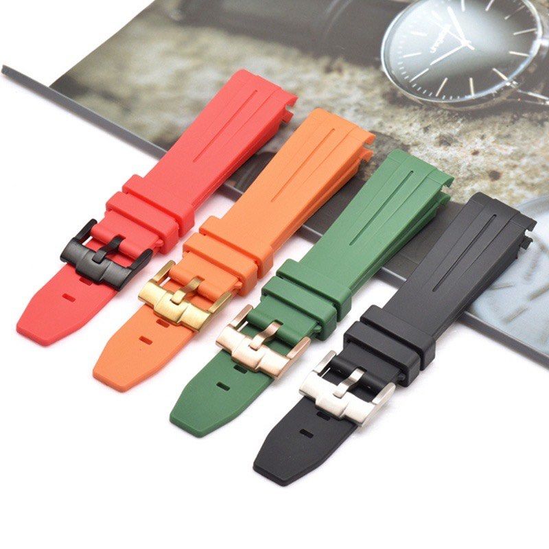 [FREE DELIVERY] Curved End-Link Rubber Strap, Men's Fashion, Watches ...