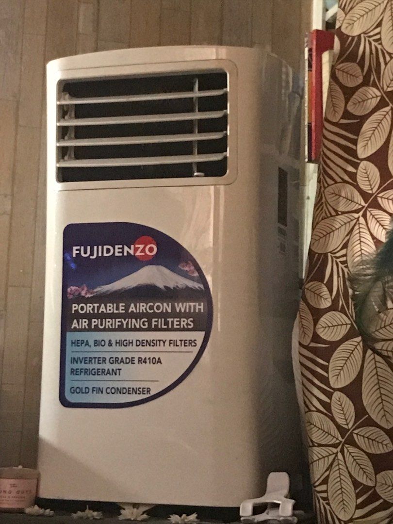 FUJIDENZO PORTABLE AIRCON 1.5HP, TV & Home Appliances, Air Conditioning ...