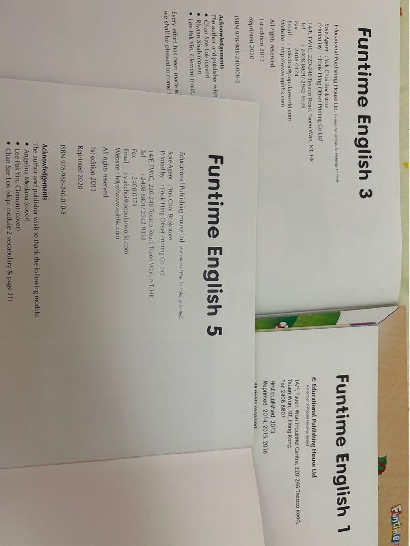 Funtime English 1, 興趣及遊戲, 書本 & 文具, 小朋友書 - Carousell
