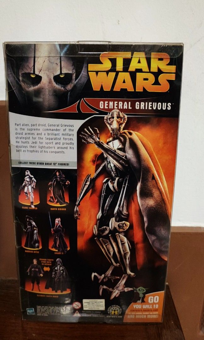 General Grievous Star Wars Revenge of The Sith 12 inch Action Figure by ...