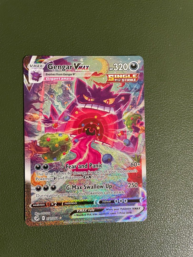 Gengar Vmax alt art, Hobbies & Toys, Toys & Games on Carousell
