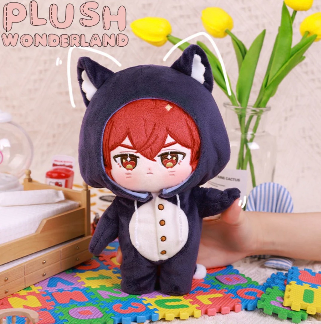 Genshin Impact Diluc Omodoki plush doll 20cm with clothes, Hobbies ...