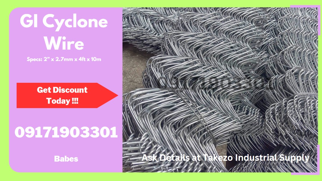 GI Cyclone Wire, Commercial & Industrial, Construction Tools ...