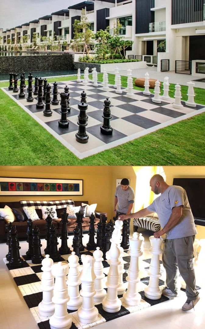 Giant Chess Set, Sports Equipment, Sports & Games, Billiards and ...