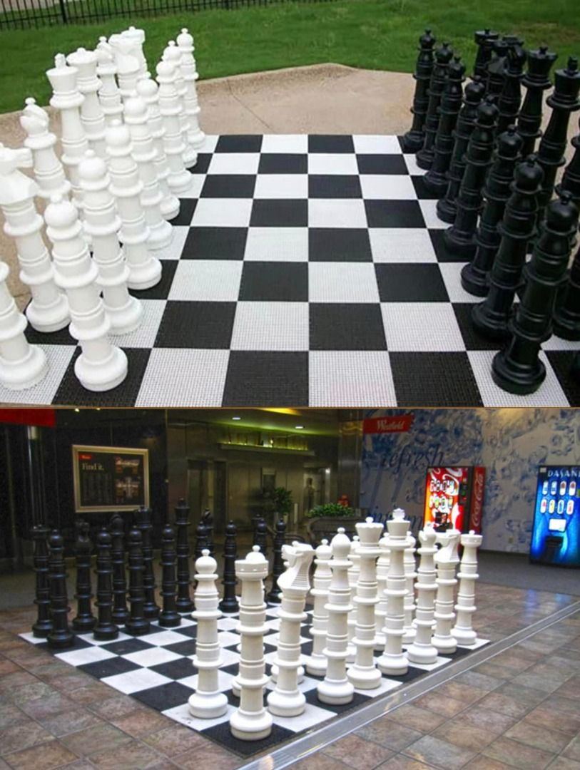 Giant Chess Set, Sports Equipment, Sports & Games, Billiards and ...