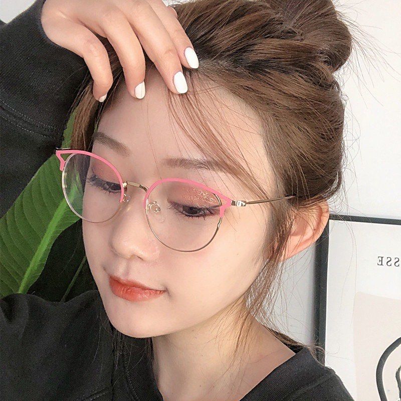 Spectacle Frame in Gold Pink, Women's Fashion, Watches & Accessories ...