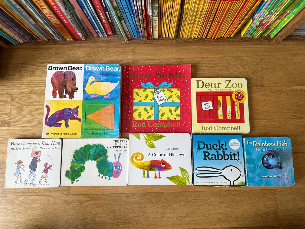 Good book titles - Rainbow Fish Brown bear Dear Zoo Bear Hunt, Hobbies ...