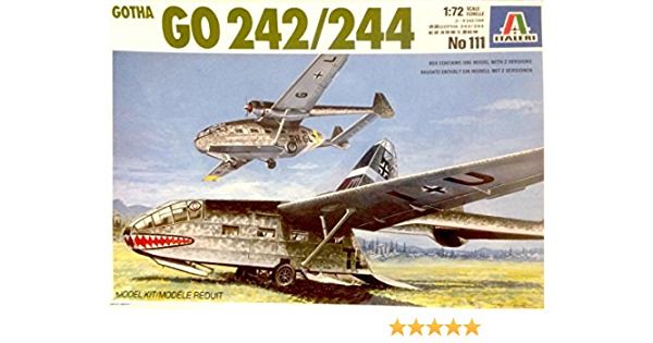Gotha G242/244 German Assault Glider/ Light Transport 2in1 1/72 Italeri ...