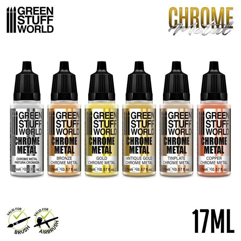 Gsw Chrome Paint Set ( Alcohol Based Games Workshop Miniature painting ...