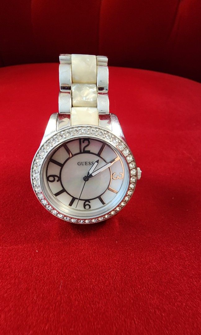 ORIGINAL GUESS WATCH MOTHER OF PEARL on Carousell