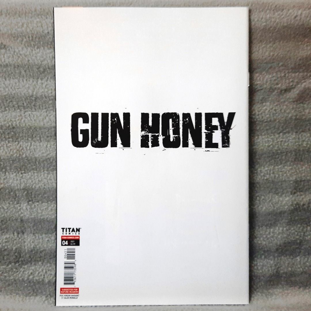 Gun Honey #4 Alex Ronald Virgin Variant (Titan Comics) FINAL Issue (I-P ...
