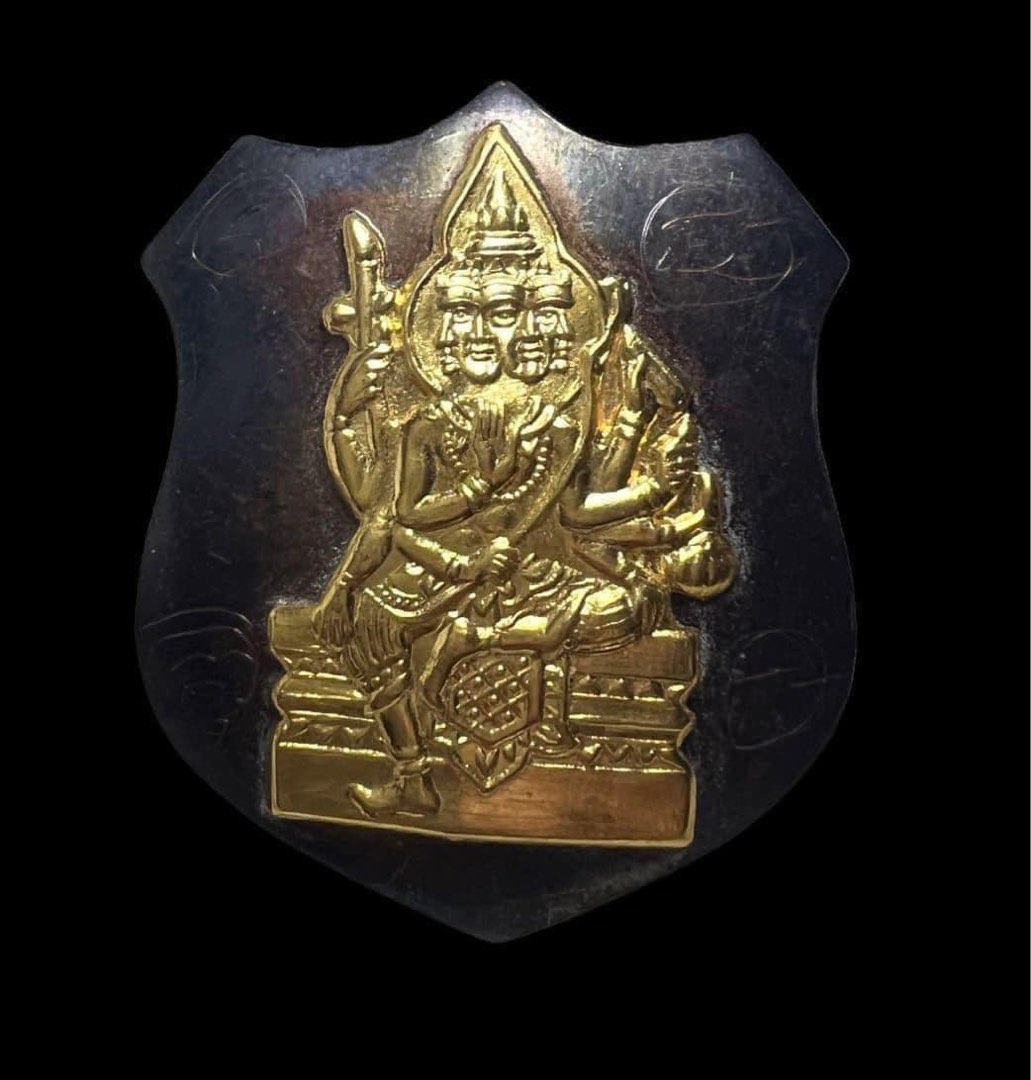 Hand Written 四面佛 Phra Phrom Shield Taprachan Card LP See Lp Sie Lp Sri ...