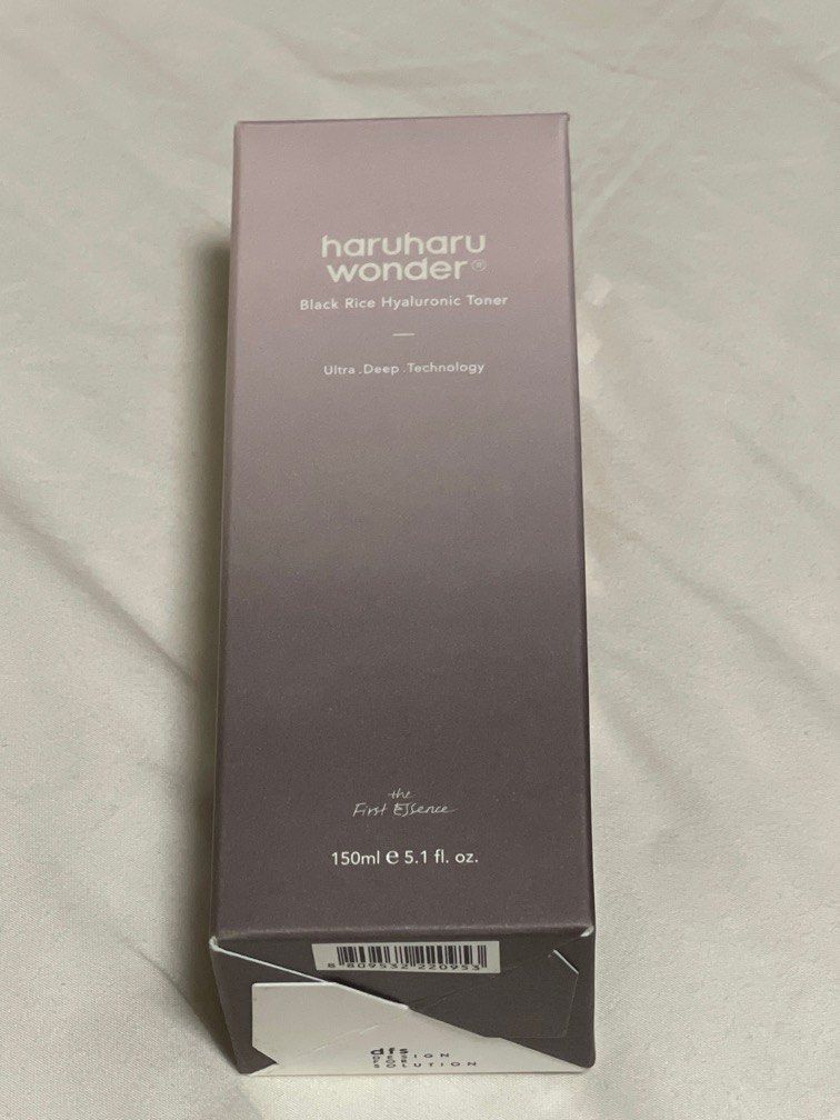 Haru Haru wonder black rice hyaluronic toner, Beauty & Personal Care, Face, Face Care on Carousell